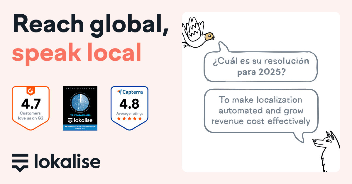 The most user-friendly localization platform | Lokalise