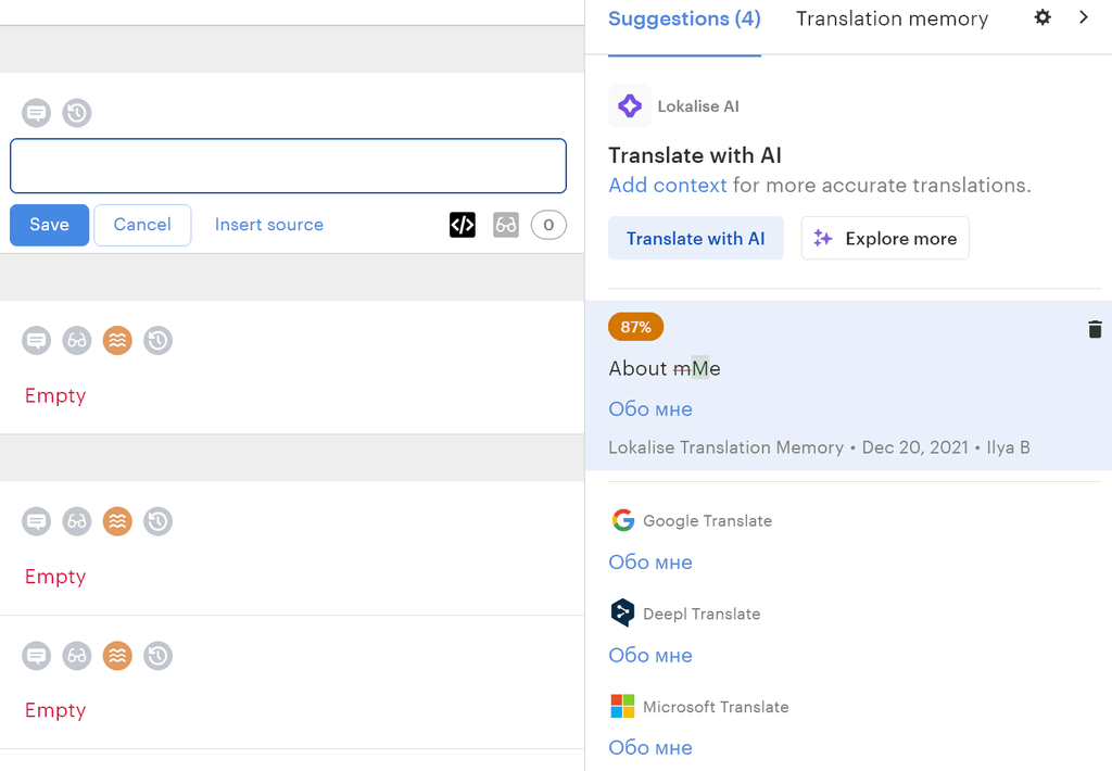 How to translate HTML into different languages with examples