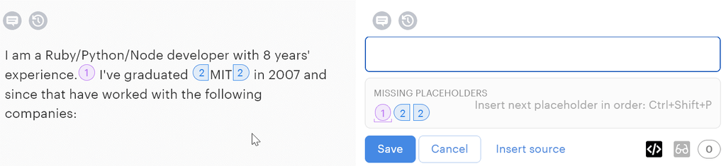 How to translate HTML into different languages with examples