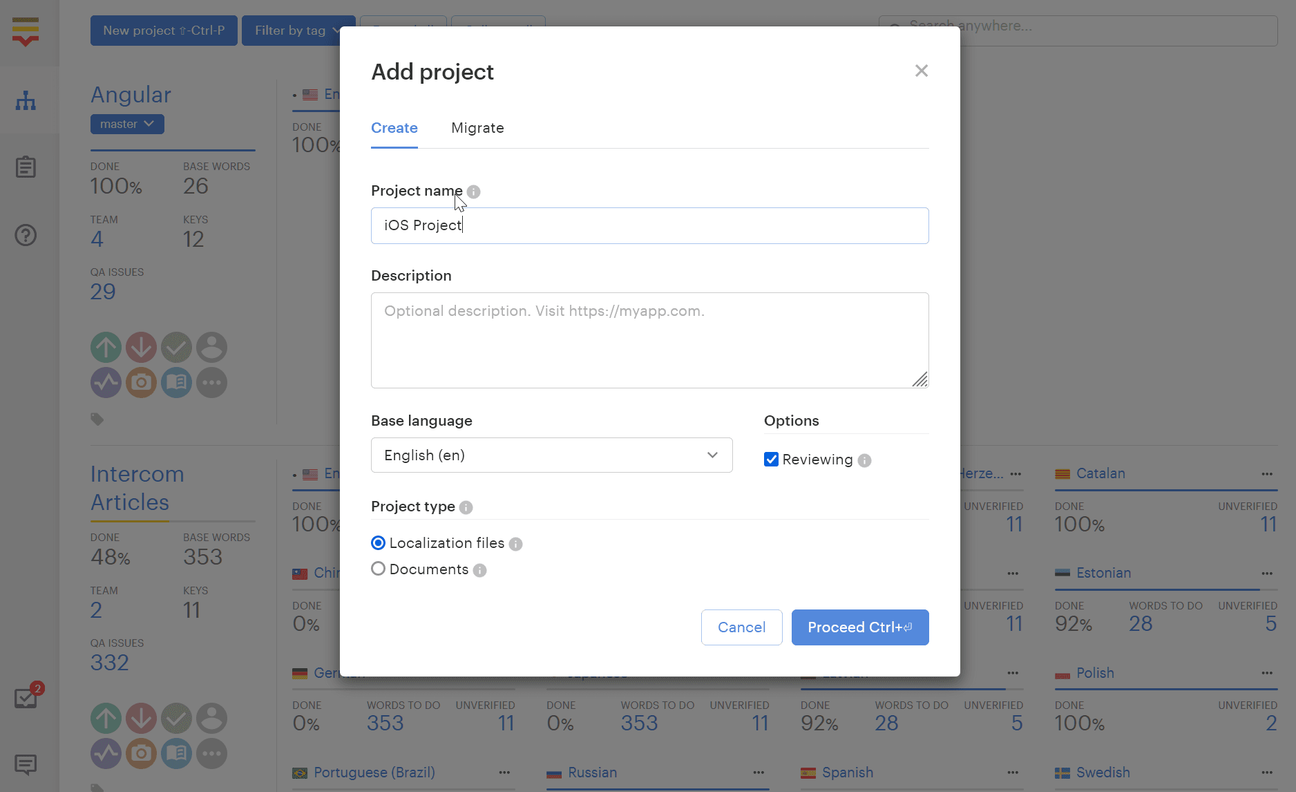 Localizing iOS apps with string examples